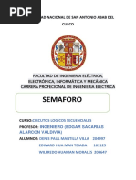 Informe Semafor1 | PDF | Semáforo | Arduino