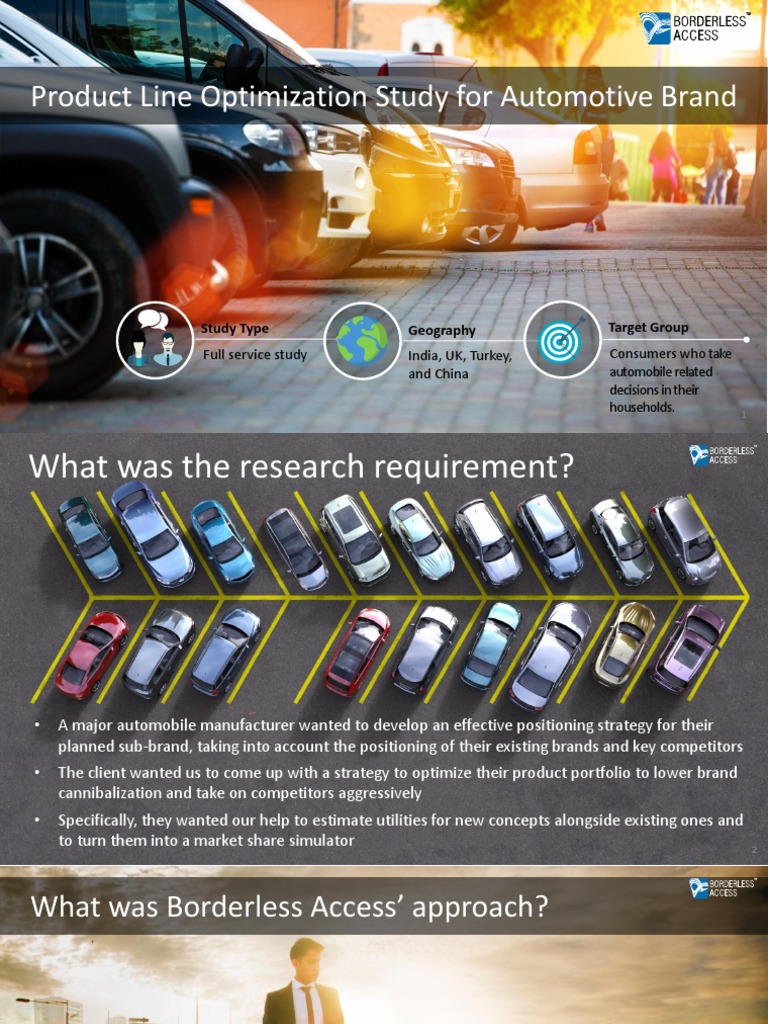 Automotive Product Line Optimization Study | PDF | Brand | Microeconomics