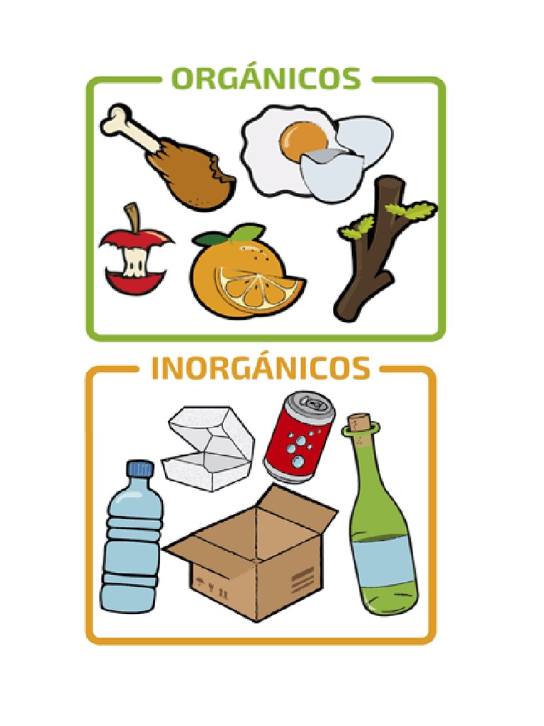Organicos e Inorganicos | PDF