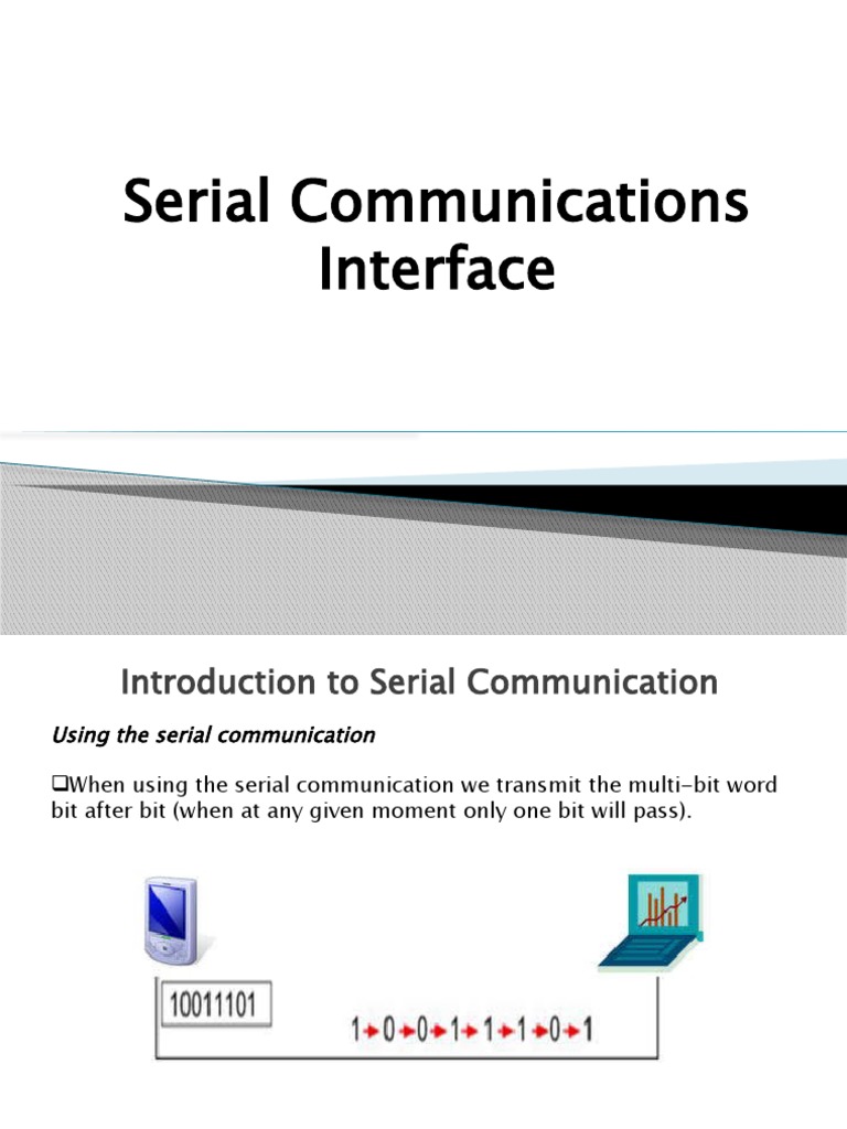 Serial Communications Interface | PDF | Information And Communications Technology | Computer ...