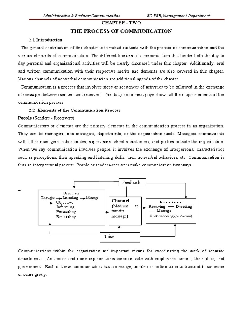 Chapter II - Administrative and Business Communication | PDF ...