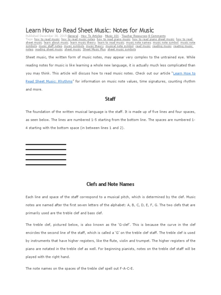 Kako Cicatai Note | PDF | Clef | Musical Notation