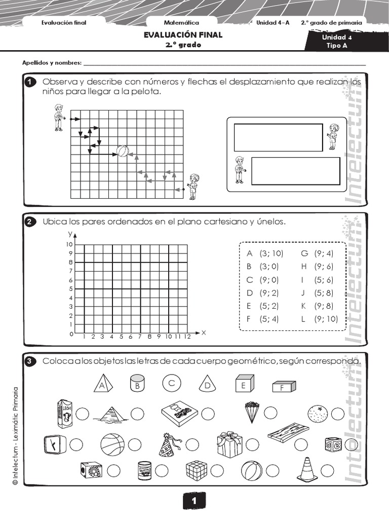Eval - Final 2° - U4-A | PDF | Matemáticas