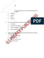 CIPS L5M4 - LO1 Questions and Sample Answers | PDF | Performance Indicator | Procurement