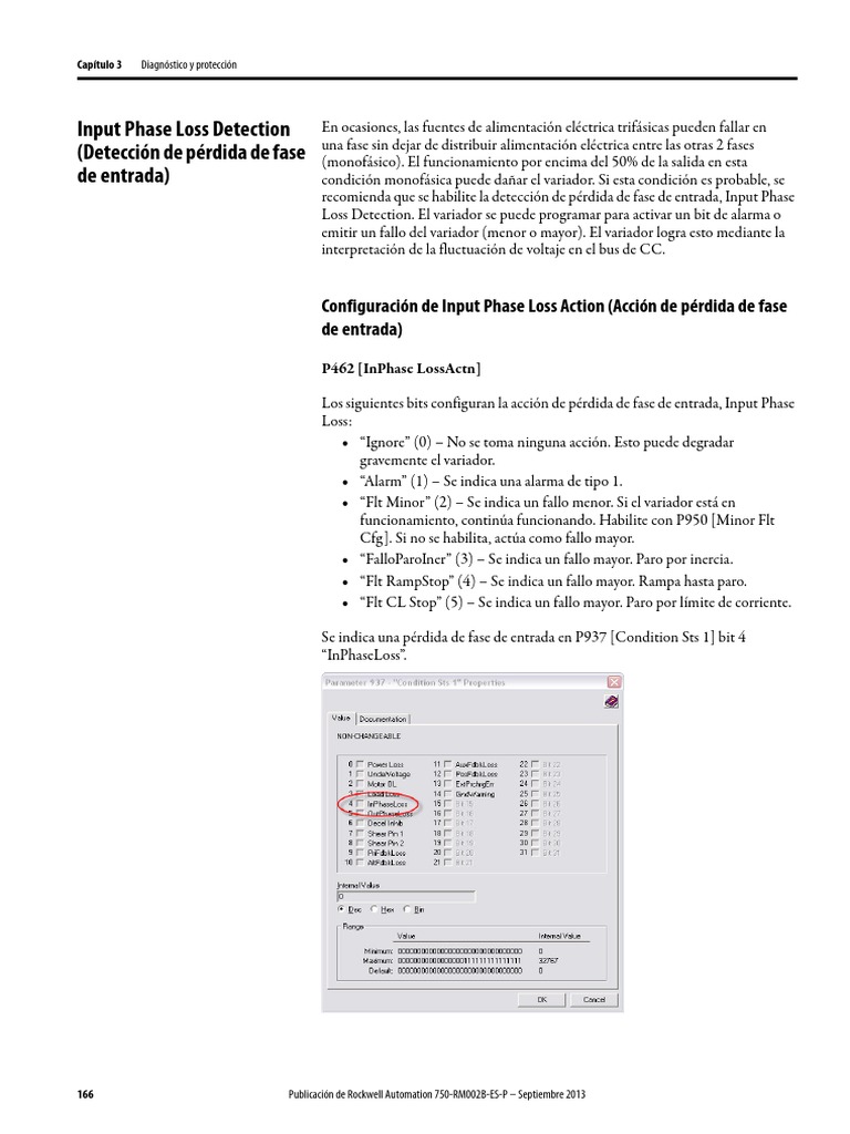 Falla Entrada de Tension Powerflex | PDF | Cantidades fisicas | Ingenieria Eléctrica