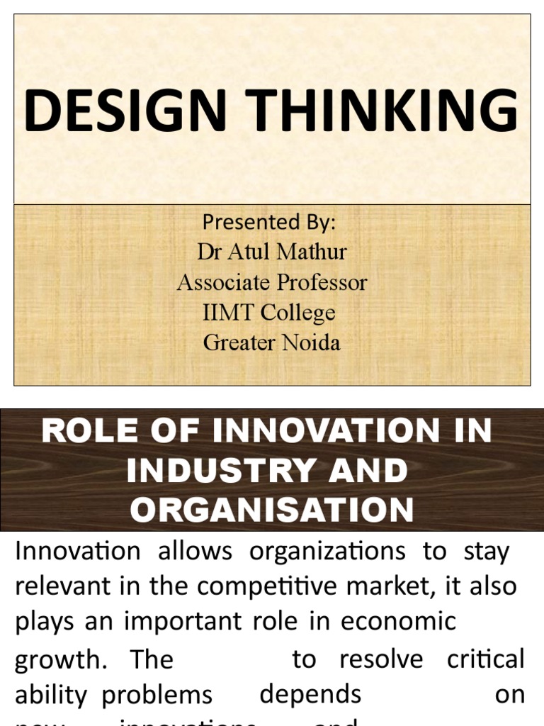 2 DT PPT-1L | PDF | Design Thinking | Creativity