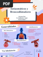 Broncodilatadores: SABA, LABA y LAMA | PDF