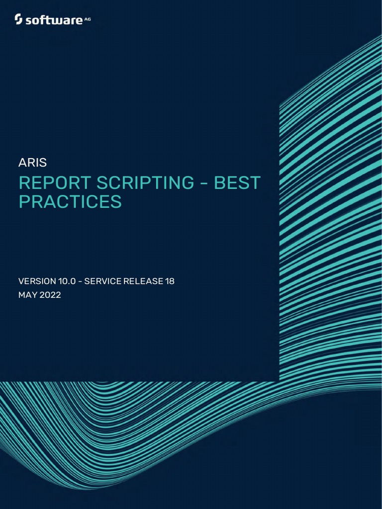 ARIS Report Scripting - Best Practices | PDF | Variable (Computer ... ARIS Report Scripting - Best Practices | PDF | Variable (Computer ...