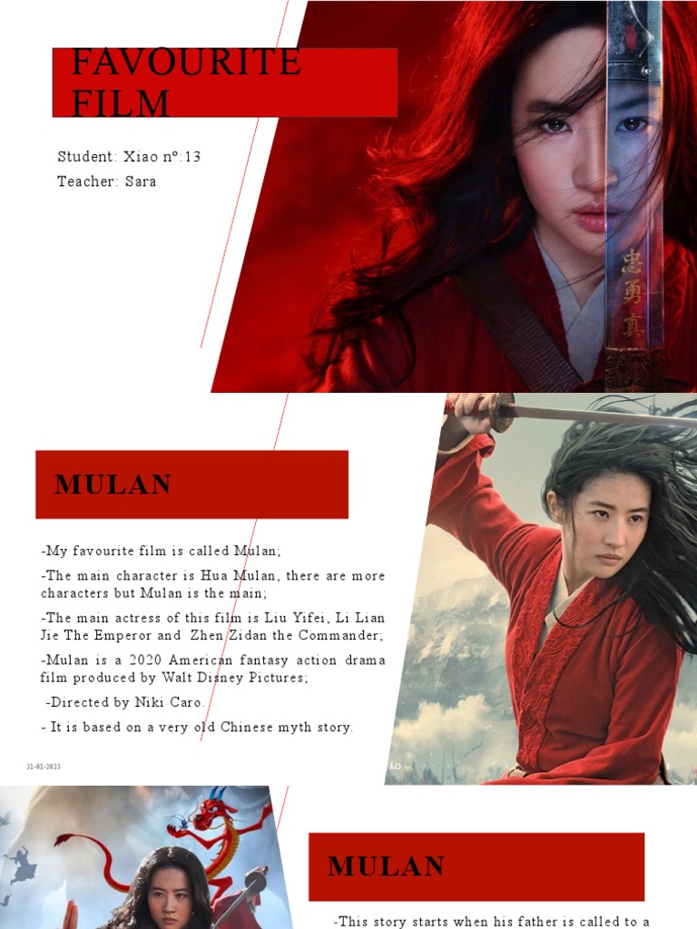 Favourite Film Mulan | PDF