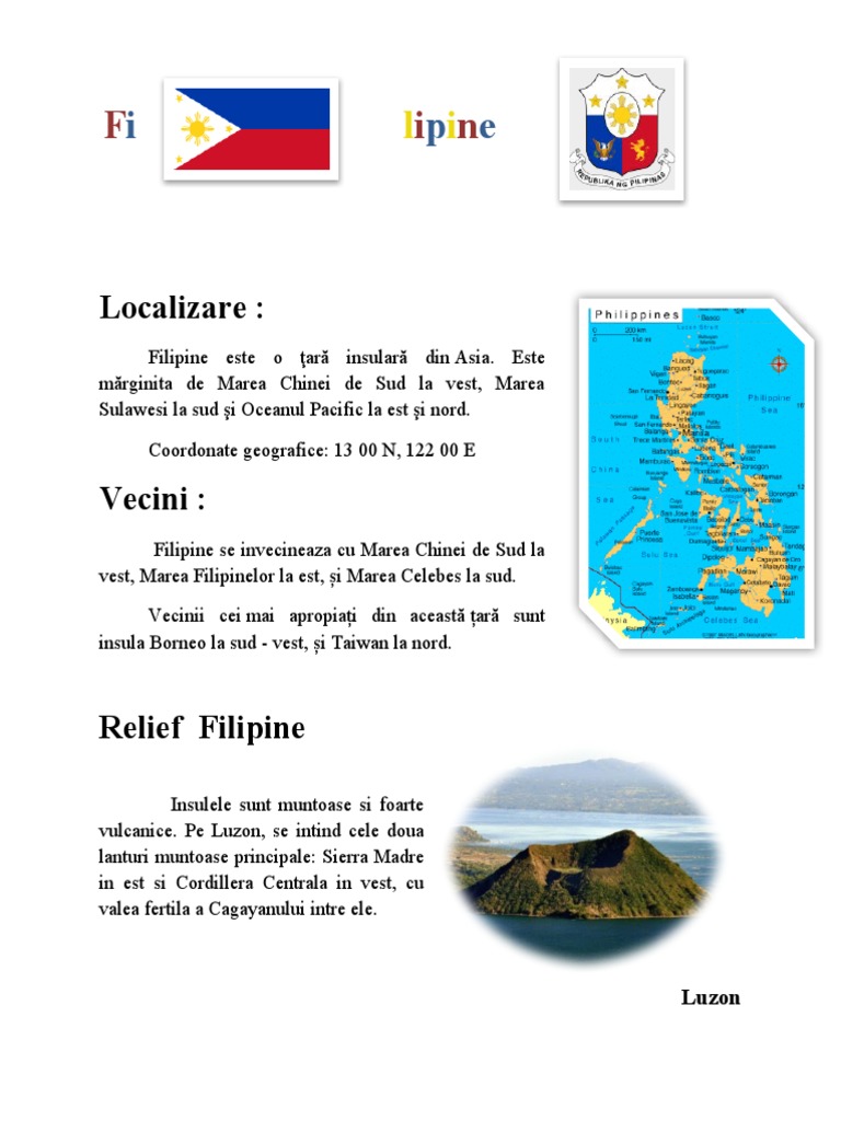 Filipine Proiect Geografie | PDF