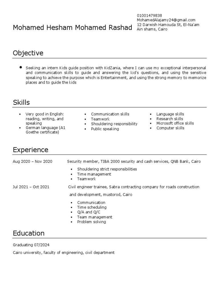 Mohamed Hesham | PDF