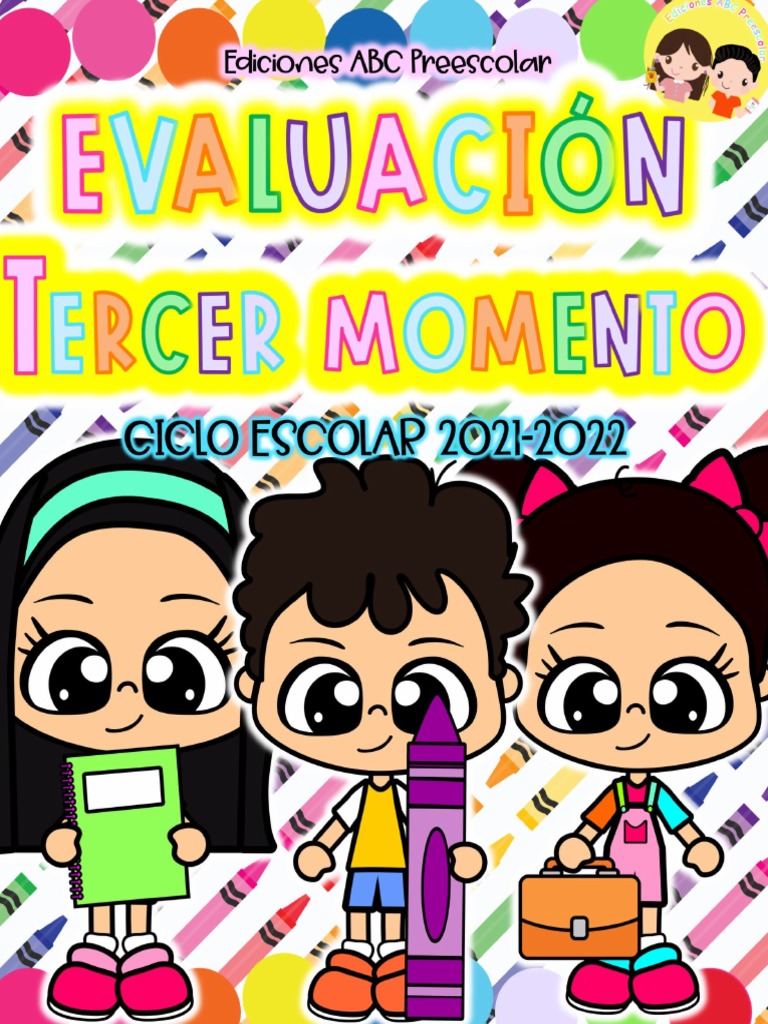 Tercer Momento de Evaluación Preescolar | PDF | Pensamiento | Las emociones