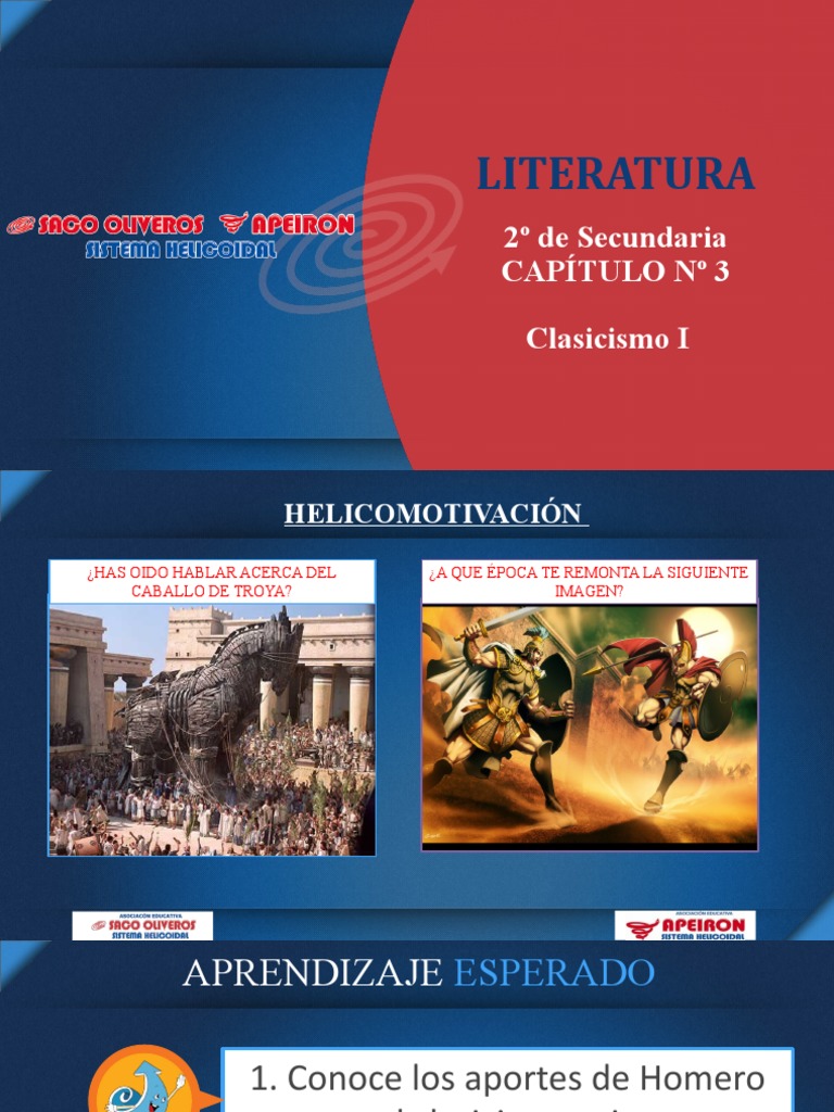 Capítulo 3 Clasicismo | PDF | Homero | Poesía