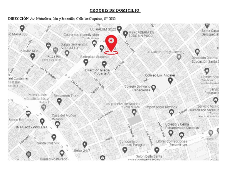 Croquis de Domicilio | PDF