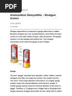 Caliber to Millimeter Conversion Chart | PDF | Caliber | Cartridge ...