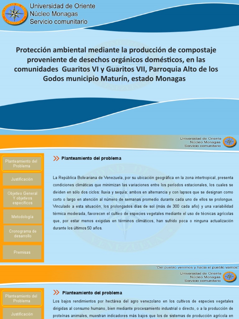 Proyecto Completo Proteccion Ambiental | PDF | Compost | Residuos