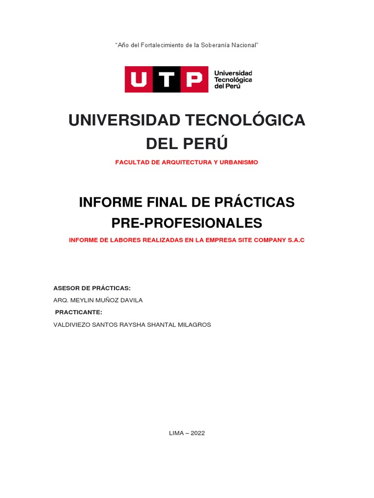 Informe Practicas | PDF