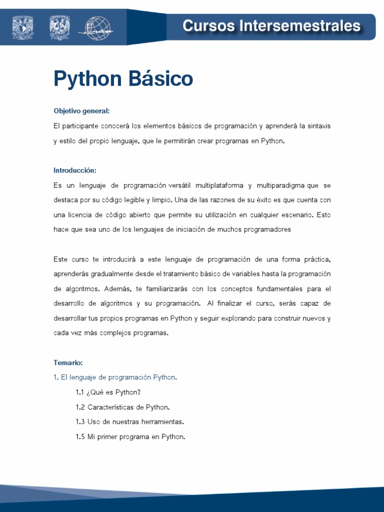 Python Basico | PDF
