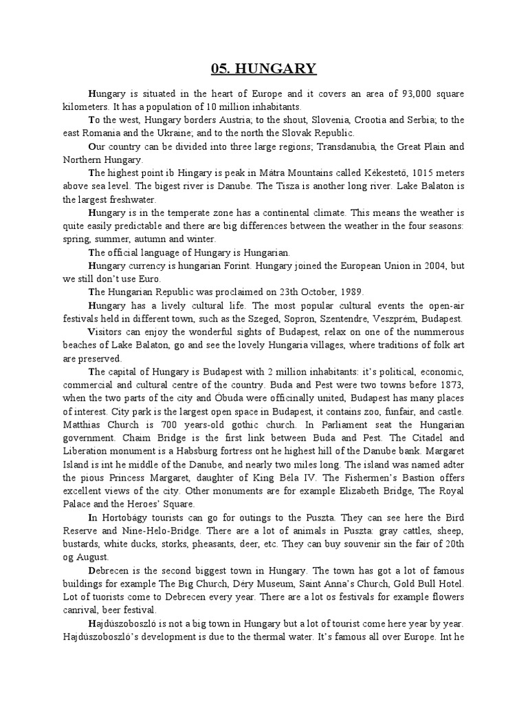 Hungary | PDF | Hungary | Budapest