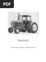 Model Year Serial Number Chart: Machine John Deere | PDF | Mower | Tractor