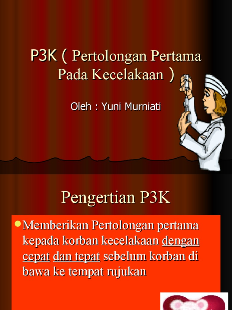 P3K (Pertolongan Pertama Pada Kecelakaan) | PDF