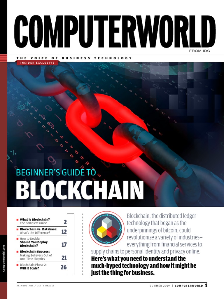 Computerworld Beginner's Guide To Blockchain Author Table of Contents ITEP | PDF ...