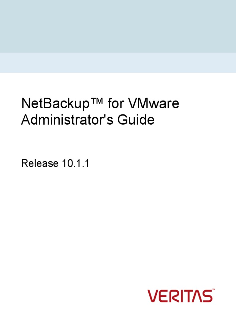 NetBackup1011 AdminGuide VMware | PDF | Backup | Virtual Machine NetBackup1011 AdminGuide VMware | PDF | Backup | Virtual Machine