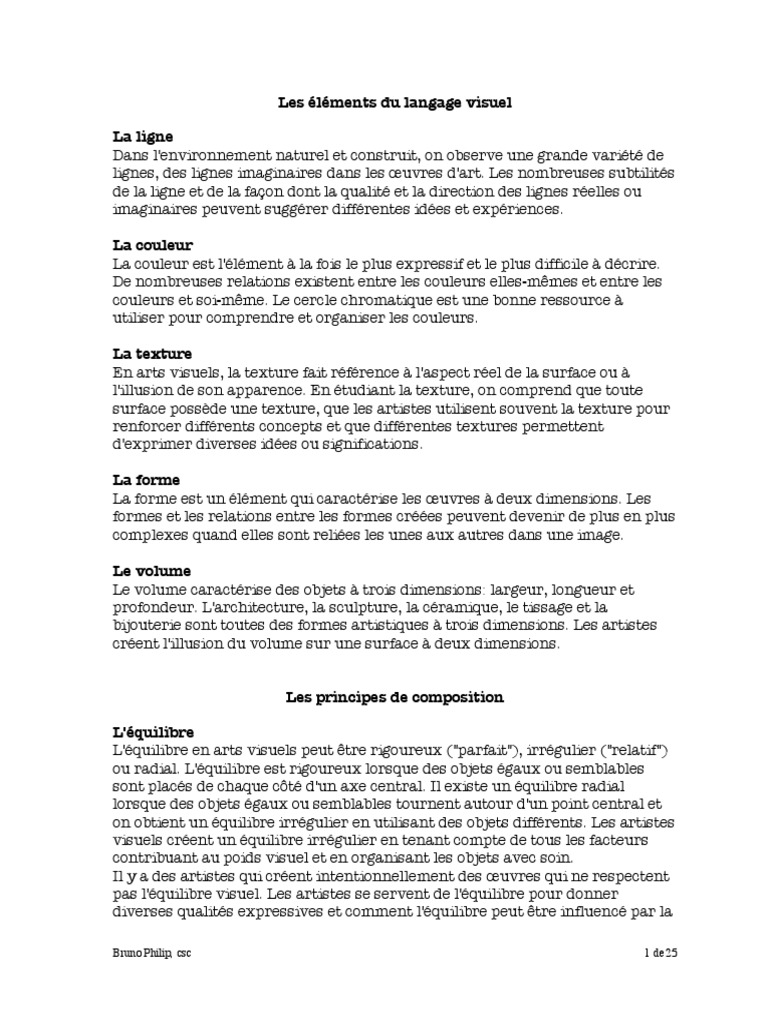 Langage Visuel | PDF | Arts | Variété (géométrie)