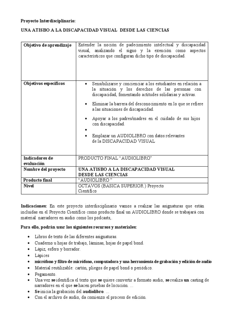 A Multidisciplinary Approach to Understanding Visual Disability | PDF | Invalidez