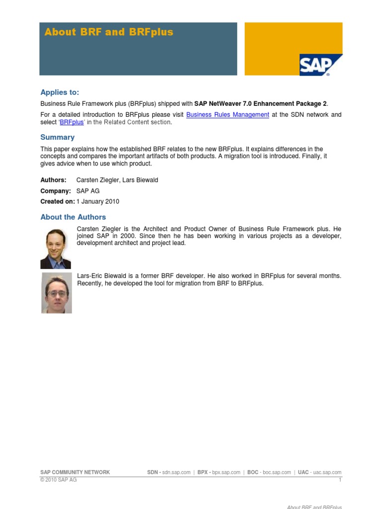 Brf And Brf Plus Pdf Ibm System I Data Type