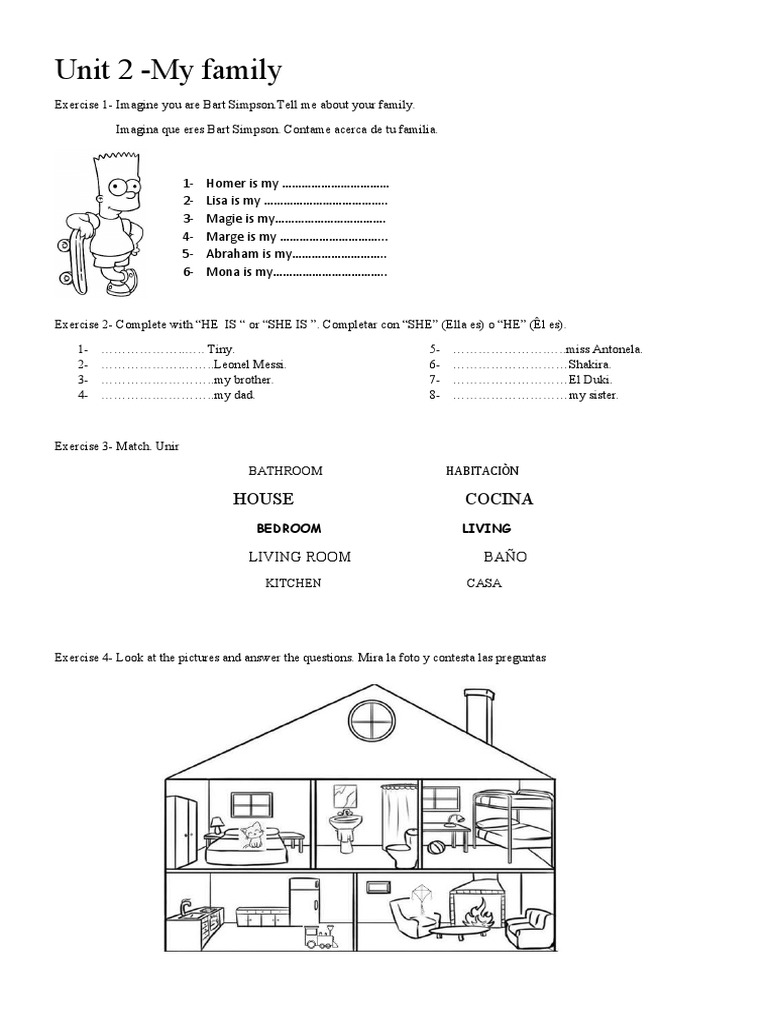 Unit 2-My Family - 2022 | Download Free PDF | The Simpsons | Television ...