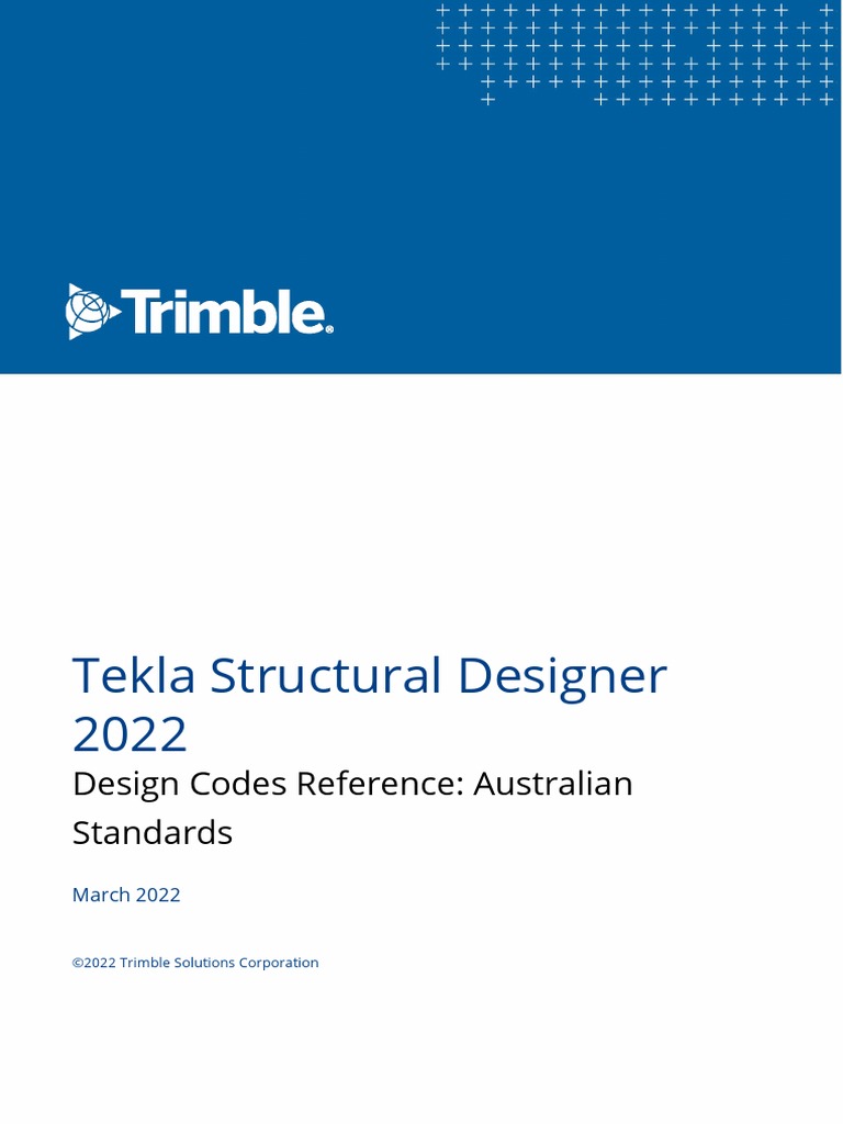 Tekla Structural Designer 2022 Australian Standards Reference | PDF ...