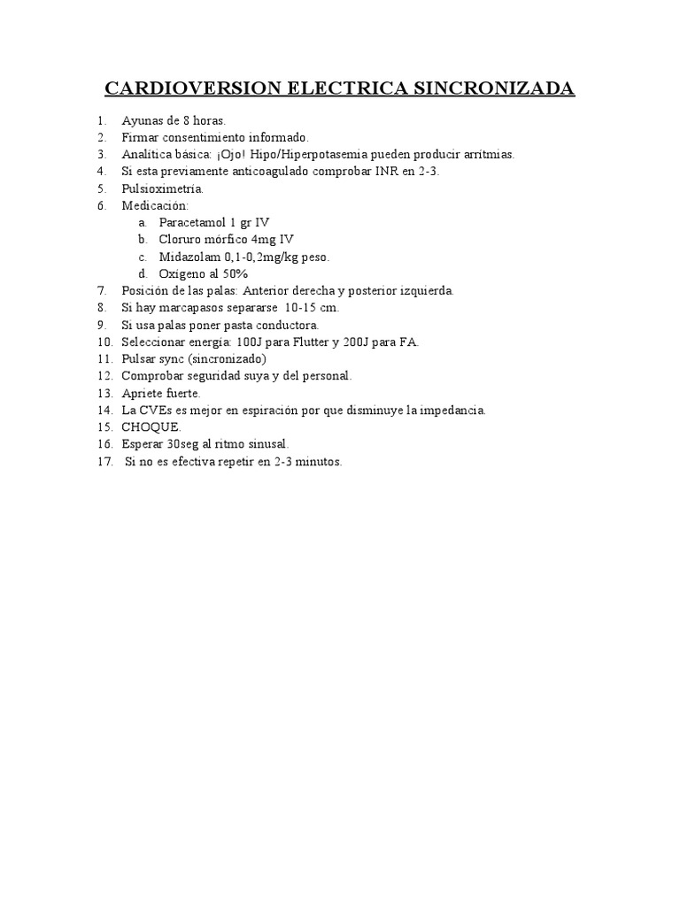 Cardioversion Electrica Sincronizada PDF