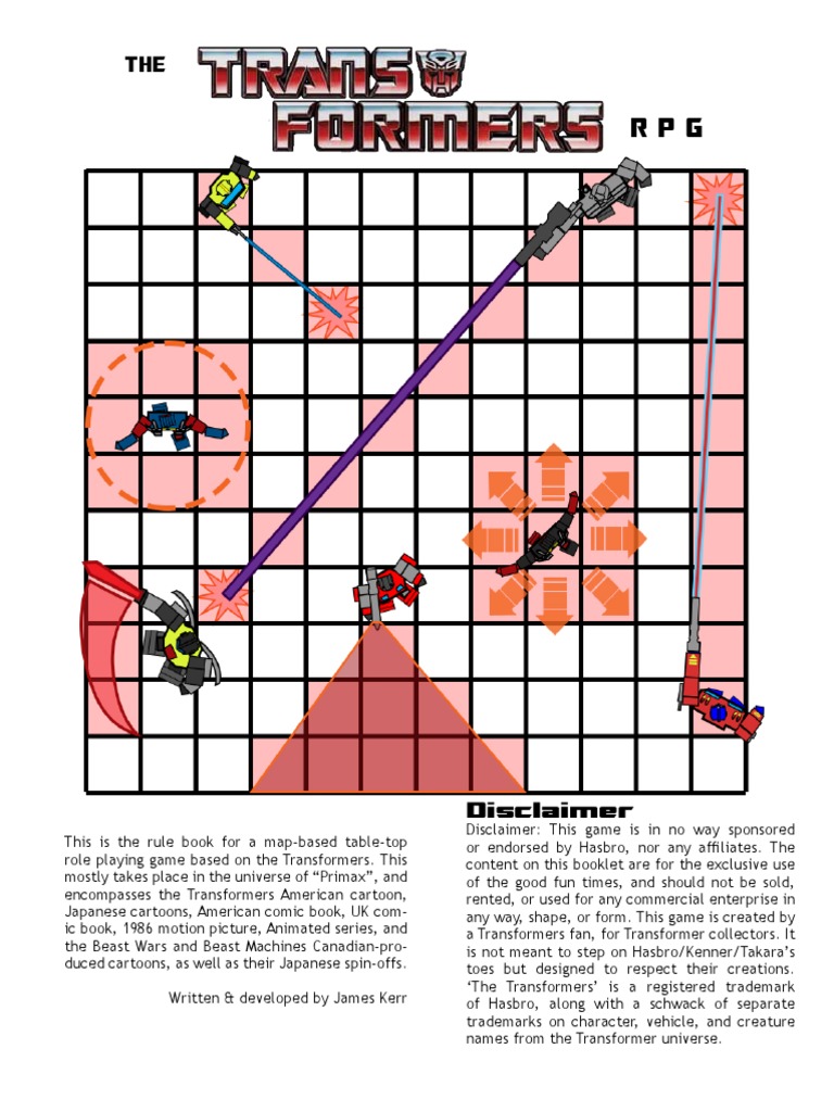 Transformers Game Rules 2 ND Edv 16 | PDF