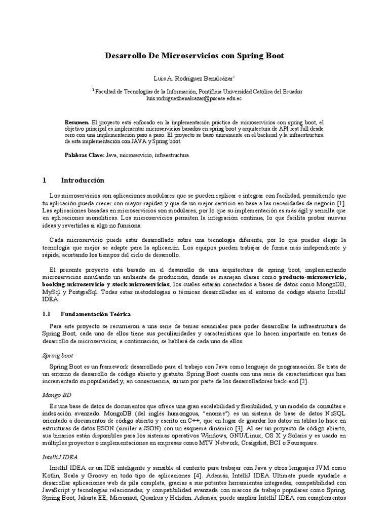 Ejemplos de Middleware en Microservicios | PDF | Mi sql | Java ...