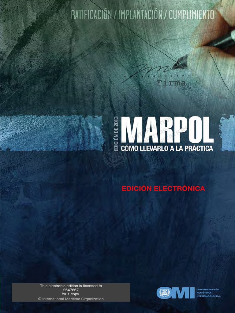 Marpol How To Do It - Version en Español - Ebook EB636S | PDF | Tratado | Contaminación