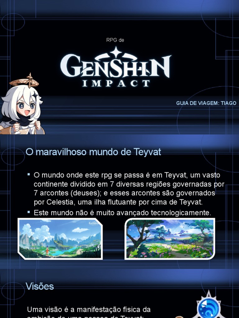 Guia de Viagem Genshin | PDF | Juvenil