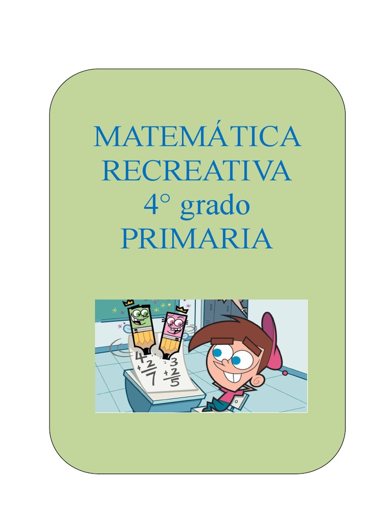 4to Grado Matematicas | PDF | Multiplicación | División (Matemáticas)