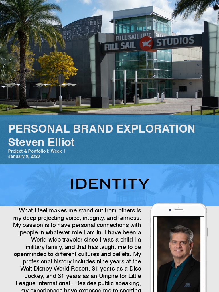 Steven Elliot Sportscasting PB1 2023 01 | PDF | Expert | Linked In
