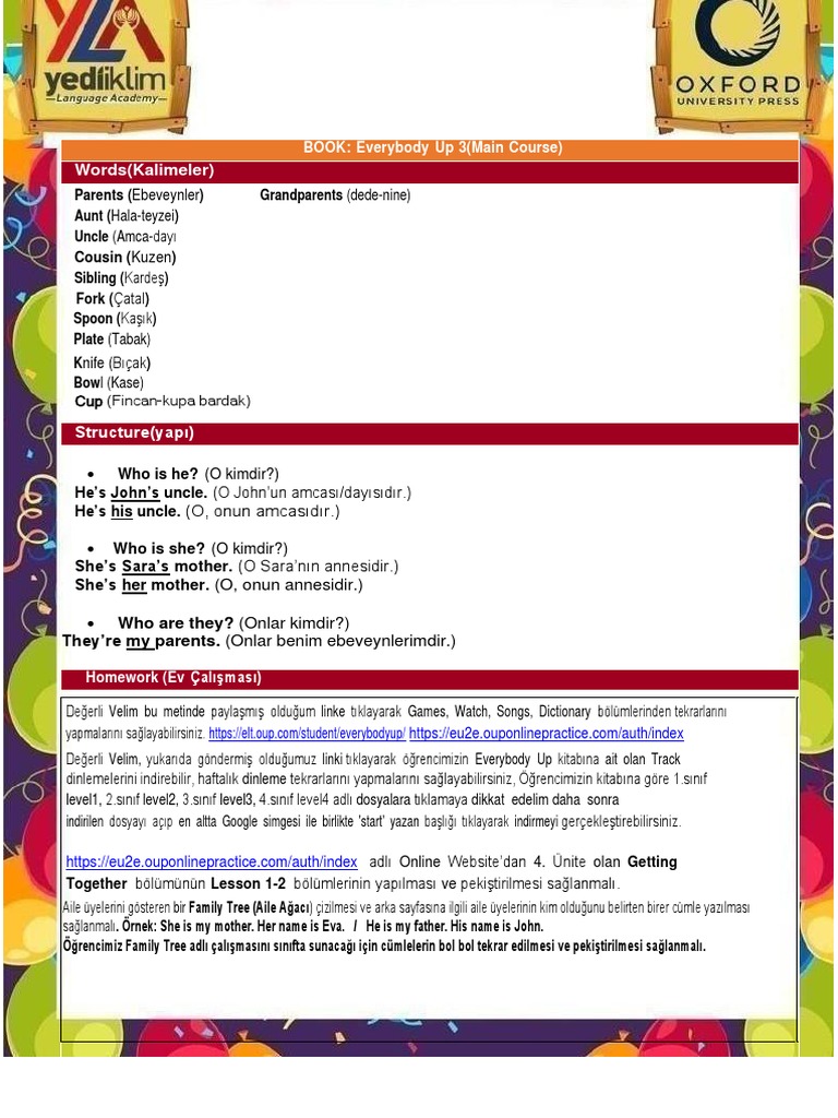 3rd Grades 1st Term 12th Parents Letter.. | PDF