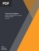 Ancold - Guidelines On Tailings Dam | PDF