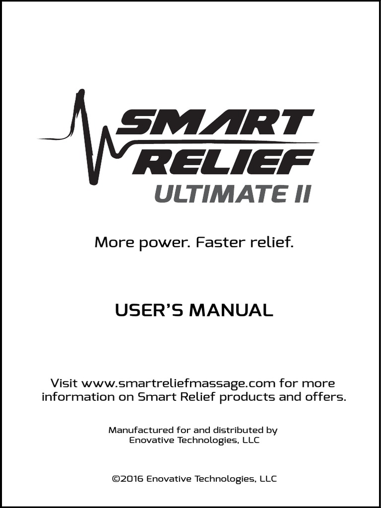 Smart Relief Ultimate Ii Manual | PDF