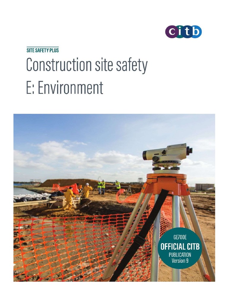 Construction Site Safety - E - Environment | PDF