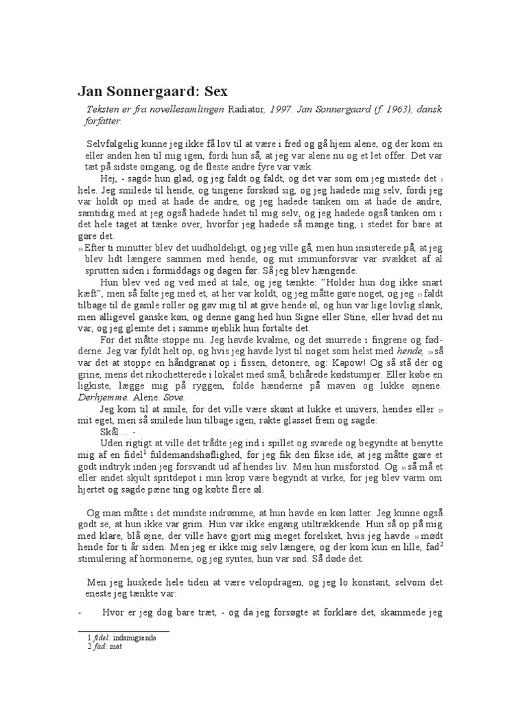 1997 Jan Sonnergaard Sex Pdf