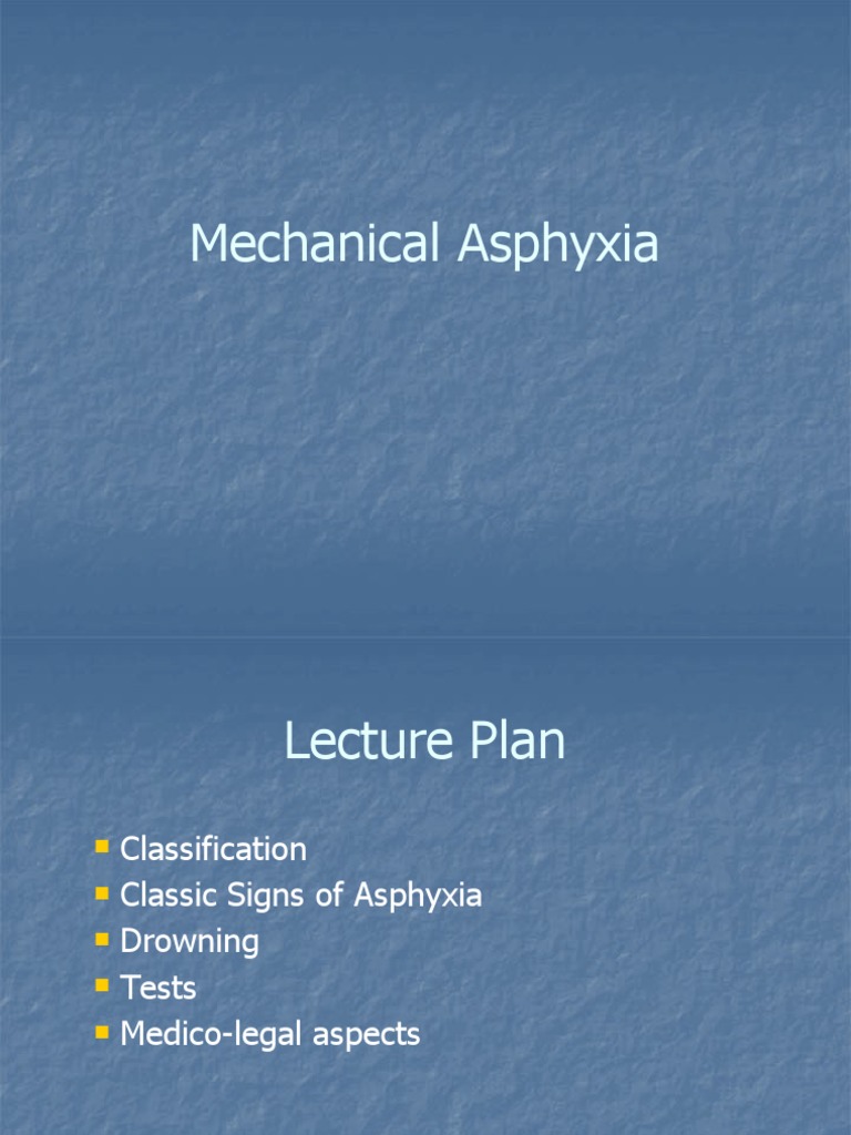 Mechanical Asphyxia 1 - Drowning Moumitha | PDF | Clinical Medicine | Medical Specialties