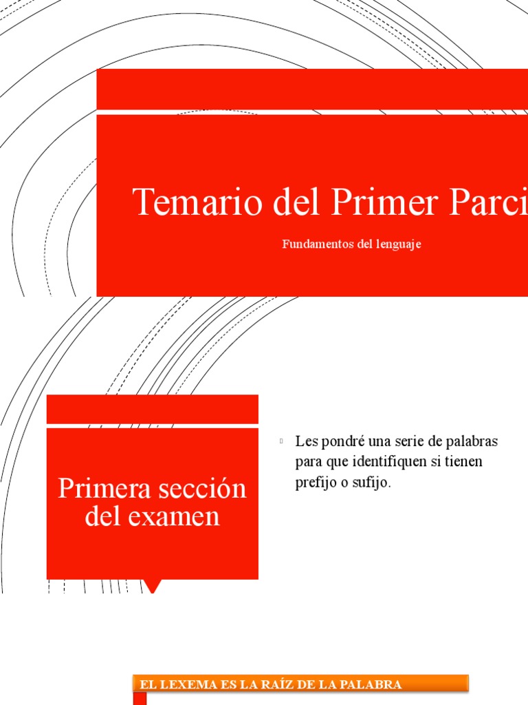 Temario Primer Parcial Fundamentos | PDF