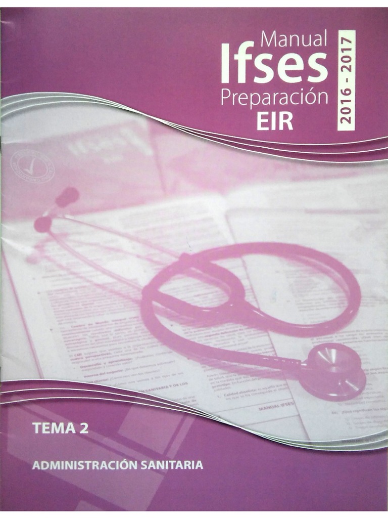 IFSES EIR Tema 2. Administración Sanitaria | PDF