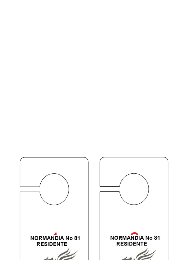 Plantilla de Gafete de Estacionamiento | PDF