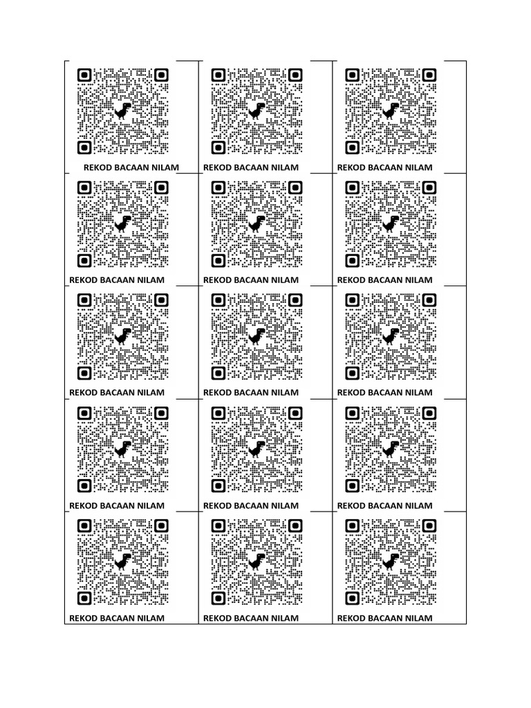 QR Code Google Form Rekod Bacaan Nilam | PDF QR Code Google Form Rekod Bacaan Nilam | PDF