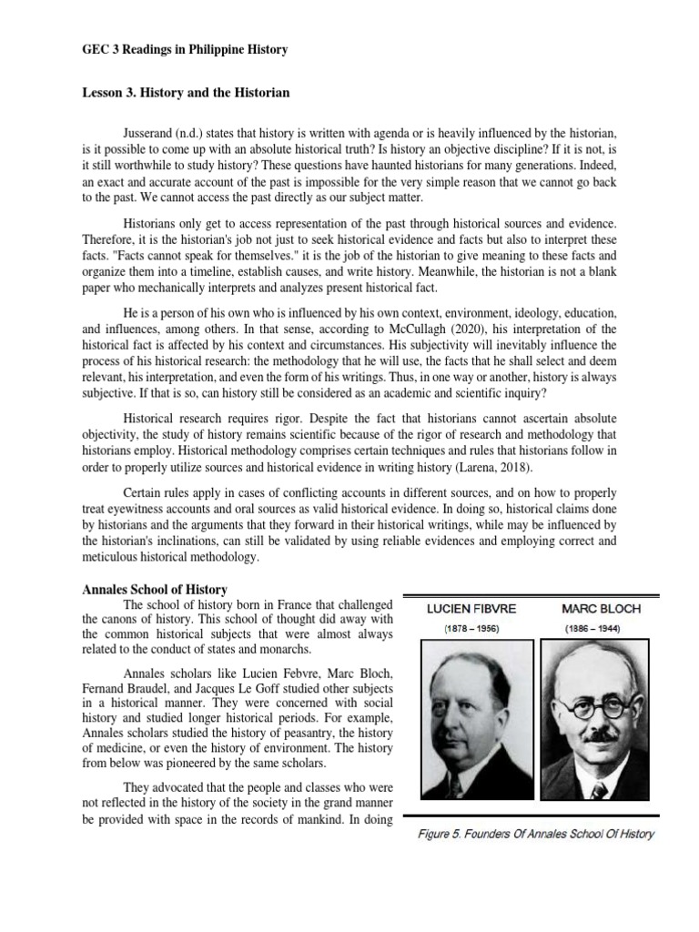 Lesson 3 & 4 | PDF | Primary Sources | Historian